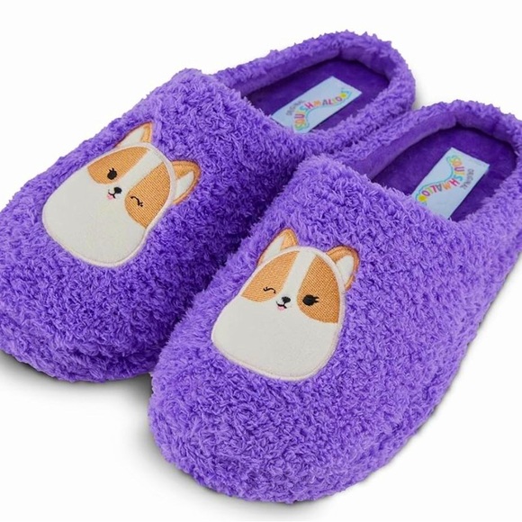 Squishmallows | Shoes | Regina Corgi Dog Squishmallow Womens Fuzzy ...